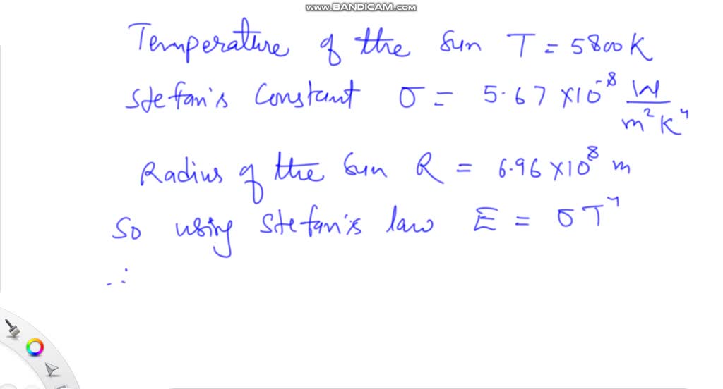 SOLVED:Calculate the total power radiated by our Sun. Assume it is a ...
