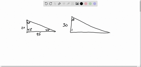 SOLVED:The triangles in each pair are similar. Find the missing length x and the missing angles ...