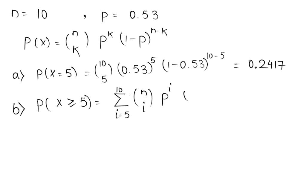 ⏩SOLVED:Assume all variables are binomial. (Note: If values are not… | Numerade