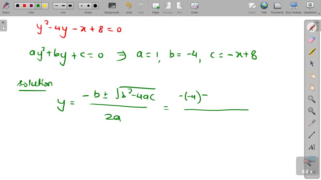 SOLVED:Find an equation for the indicated half of the parabola. Upper ...