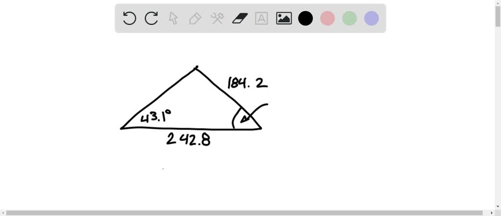 SOLVED:For the following exercises, assume αis opposite side a, βis ...