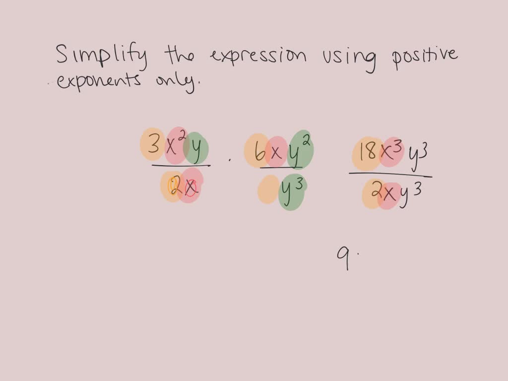 SOLVED:Simplify the expression. The simplified expression should have no negative exponents. (3 ...