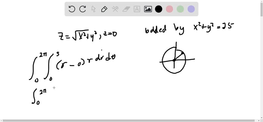 ⏩SOLVED:Volume In Exercises 33-38, use a double integral in polar… | Numerade