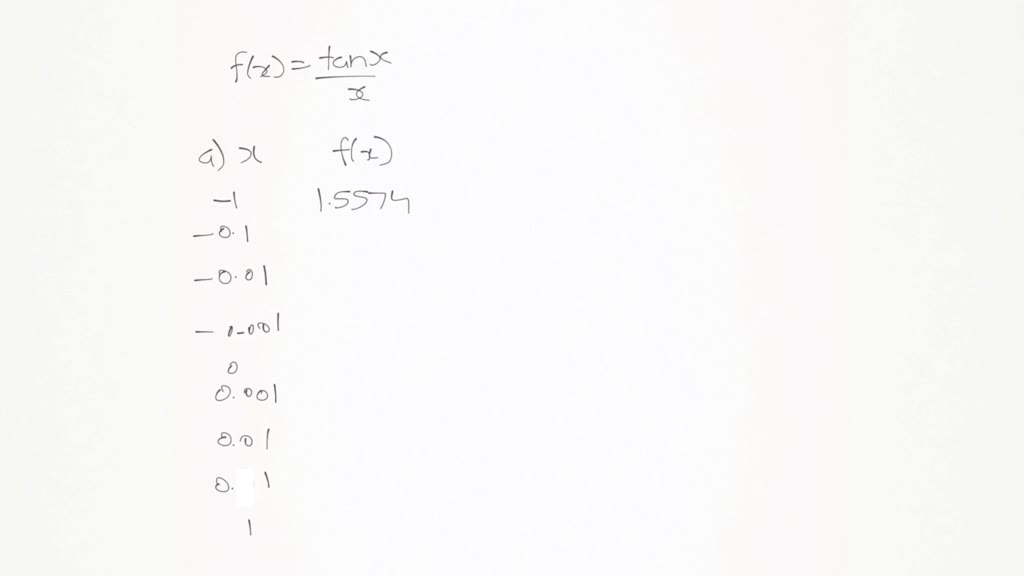 SOLVED:In Exercises 69 and 70, Use a graphing utility to explore the ratio f(x), which appears ...