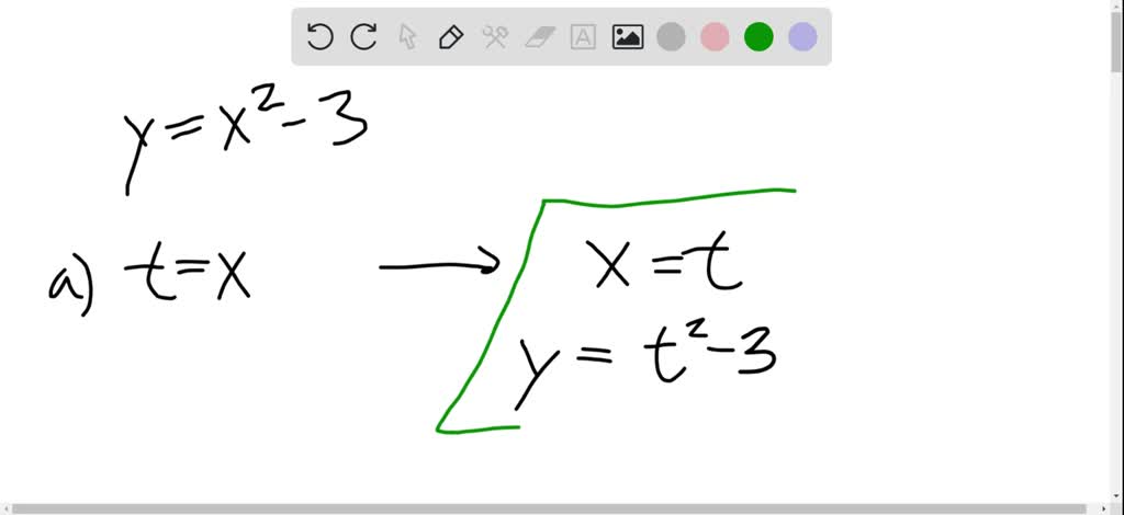 SOLVED:Finding Parametric Equations for a Graph In Exercises 61-76 ... SOLVED:Finding Parametric Equations for a Graph In Exercises 61-76 ...