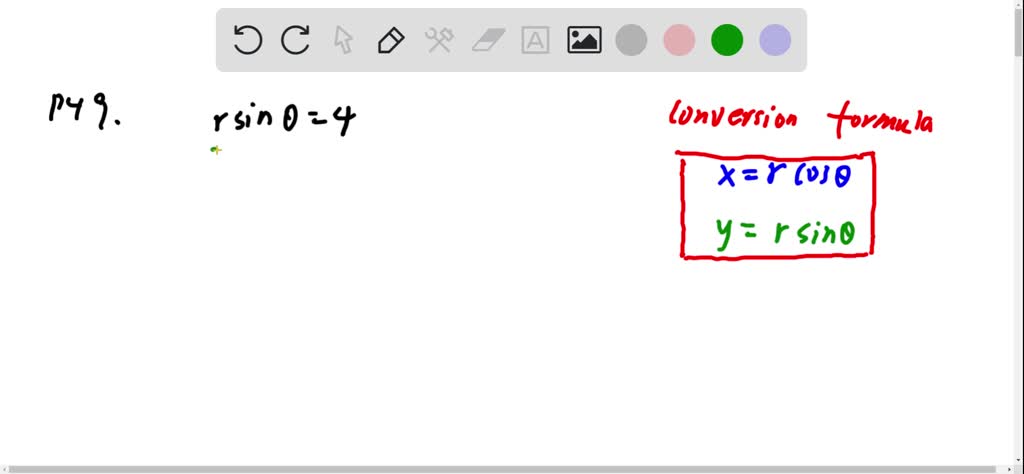SOLVED:Graph the curve defined by the function r=4 sinθ. Identify the ...