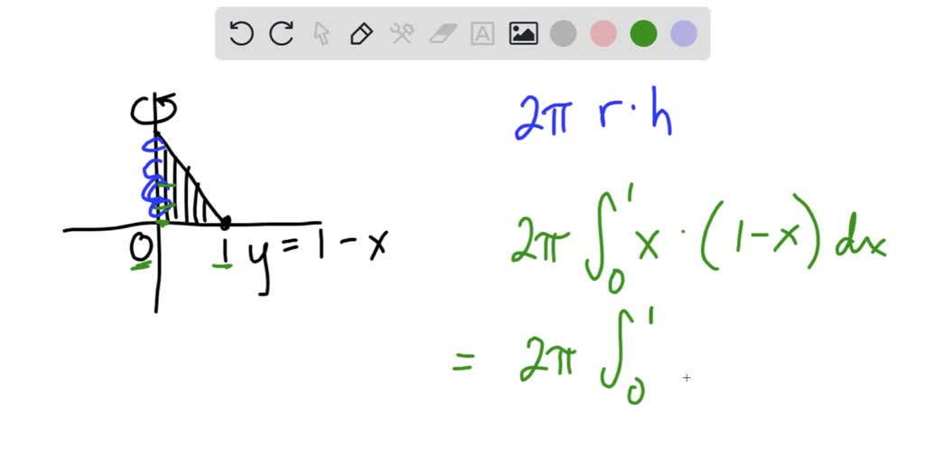 SOLVED:Use the shell method to set up and evaluate the integral that ...