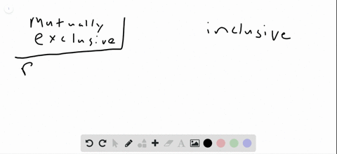 SOLVED:OPEN ENDED Describe two mutually exclusive events and two ...