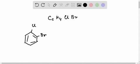 SOLVED:There are three compounds with the formula C6 H4 ClBr in which ...
