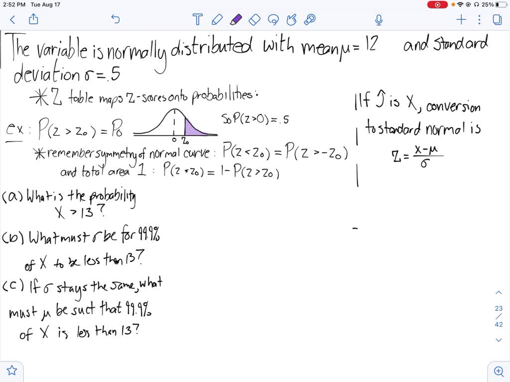SOLVED:The weight of a running shoe is normally distributed with a mean of 12 ounces and a ...