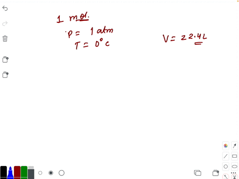 SOLVED:Molar volume is the volume occupied by 1 mol of any (ideal) gas ...