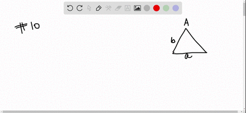 SOLVED:Given the following angles and sides, decide whether solving ...