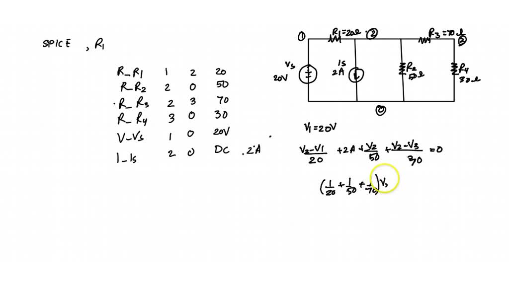 Solvedthe Following Program Is The Schematics Netlist Of A Particular Circuit Draw The Circuit 0407