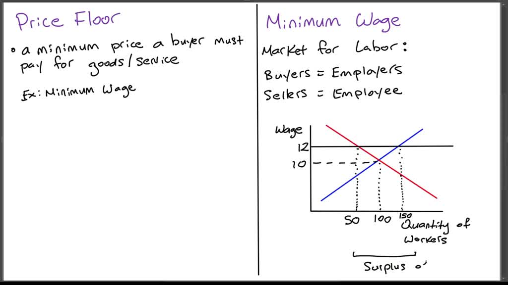 SOLVED:An example of a price floor is a. minimum wages. b. rent ...