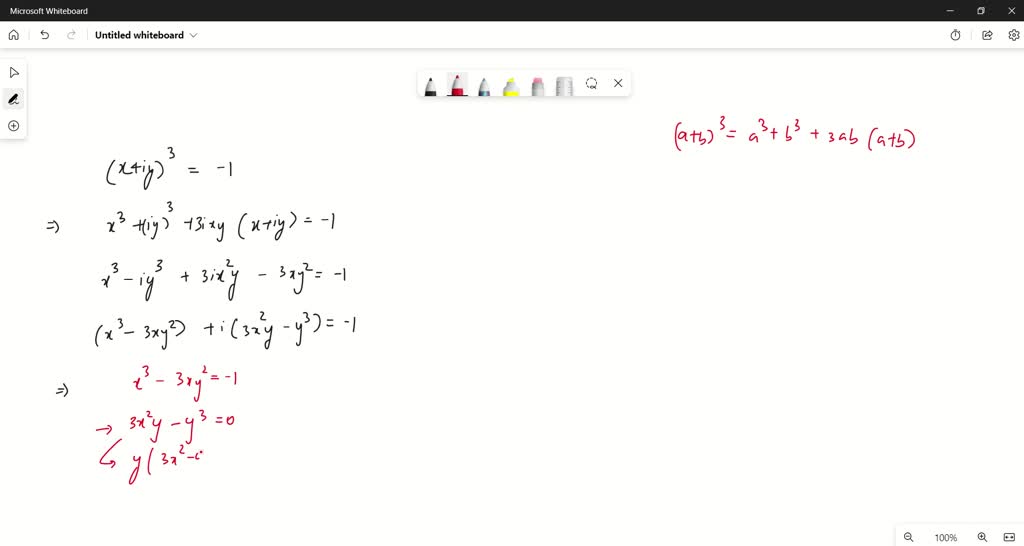 SOLVED:Solve for all possible values of the real numbers x and y in the following equations. (x ...