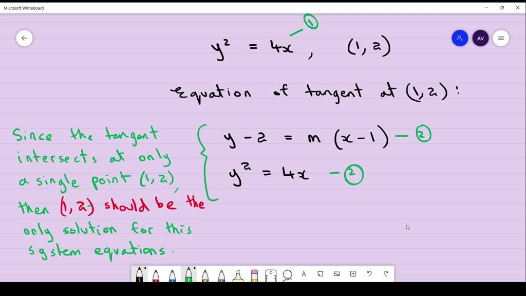 SOLVED:Use the method shown in the text to find the equation of the ...
