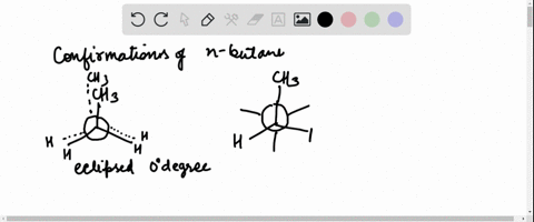SOLVED:The most stable conformation of n-butane is (a) eclipsed (b) gauche (c) anti-staggered (d ...