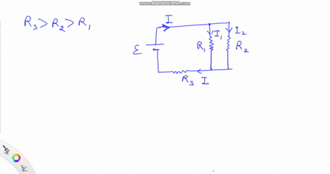 SOLVED: In the circuit shown below, R1, R2, and R3 are three resistors of different values. R3 ...