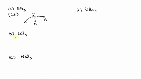 SOLVED:Write a Lewis structure for each of the following simple ...