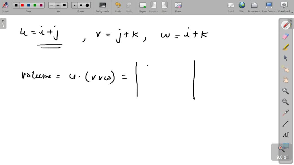 SOLVED:The volume of a rectangular parallelepiped is given by V=x y z ...