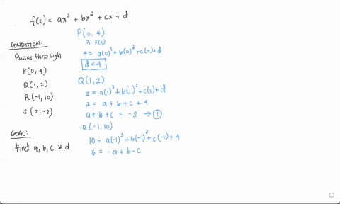 SOLVED:a. Use Algorithm 3.2 to construct the interpolating polynomial of degree three for the ...