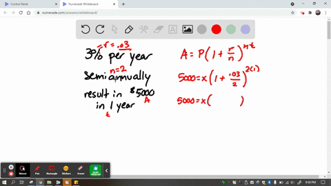 SOLVED:A savings account pays interest at the rate of 2 % compounded ...