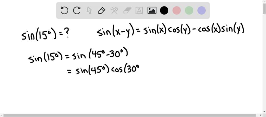 SOLVED:Values of Trigonometric Functions Use an Addition or Subtraction Formula to find the ...