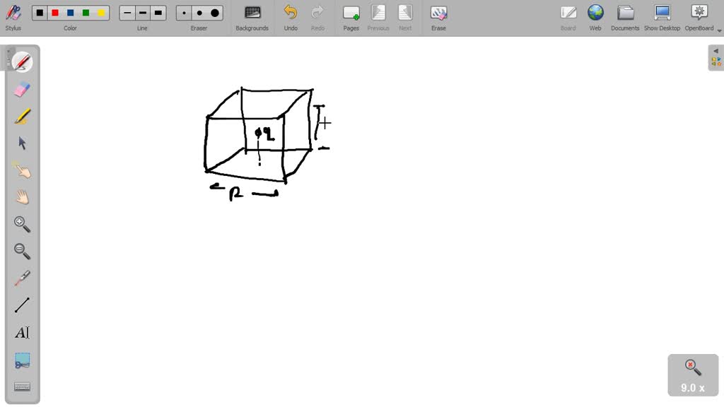 ⏩SOLVED:Suppose, an imaginary cube is with a charge situated at the ...