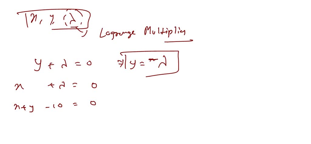 SOLVED:Suppose that, in the solution of a specific isoperimetric problem, computation of the ...