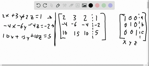 SOLVED:For the following exercises, solve the system by Gaussian ...