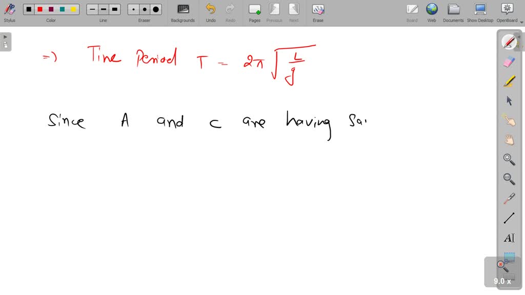 SOLVED:46. Angular Amplitude For a simple pendulum, find the angular ...