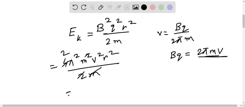 SOLVED:Alpha particles are accelerated in a cyclotron operating with a magnetic field of ...