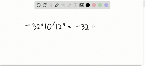 SOLVED:Change the given angles to equal angles expressed in decimal form to the nearest 0.01^∘ ...