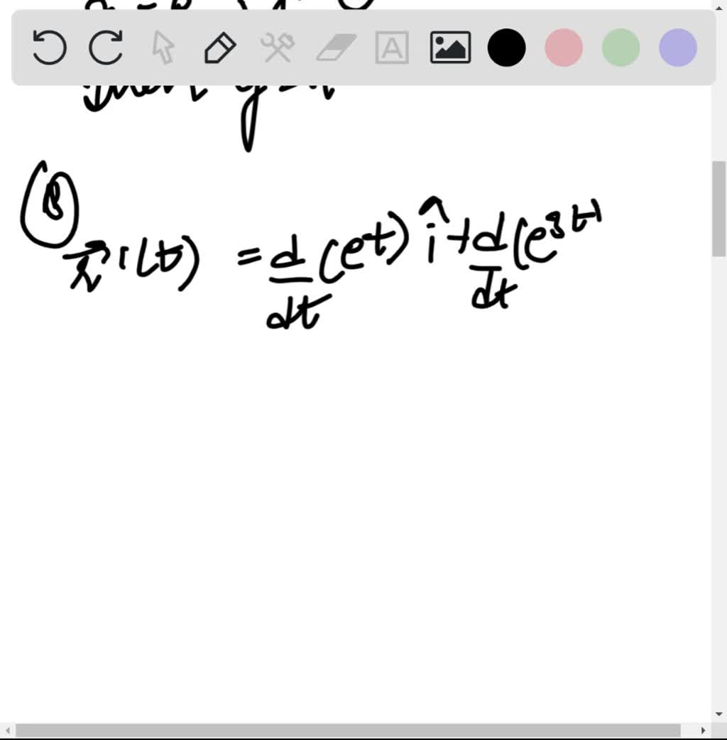 SOLVED:(a) Sketch the plane curve with the given vector equation. (b) Find 𝐫^'(t) . (c) Sketch ...