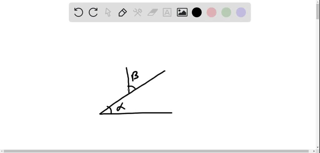 SOLVED:Figure 22 shows a walkway with a handrail. Angle αis the angle ...