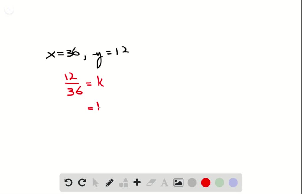 The variables x and y vary directly. Use the give…