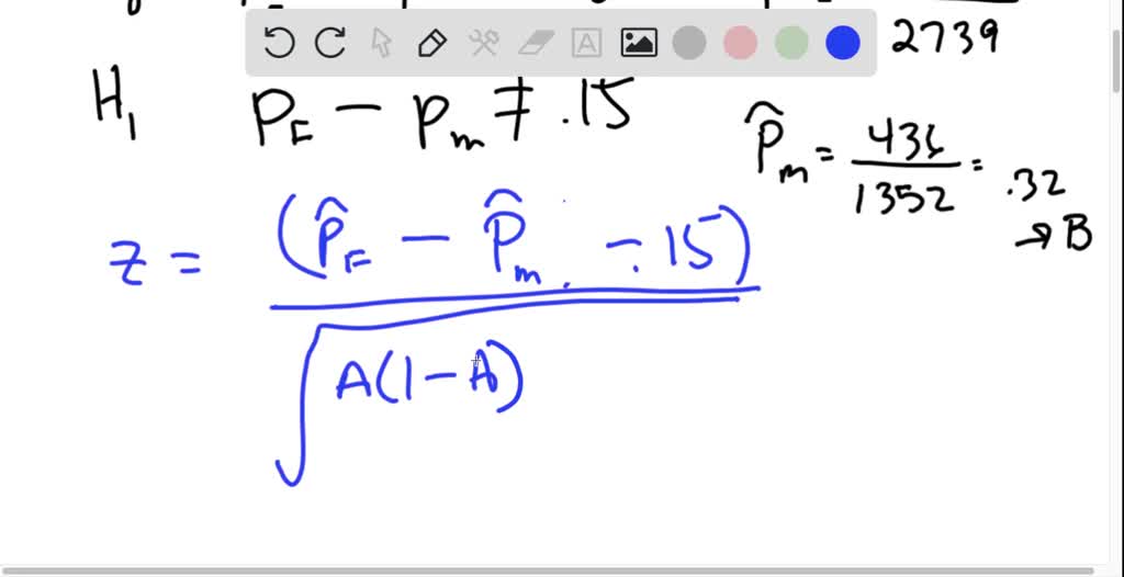 SOLVED:To test the null hypothesis that the difference between two ...