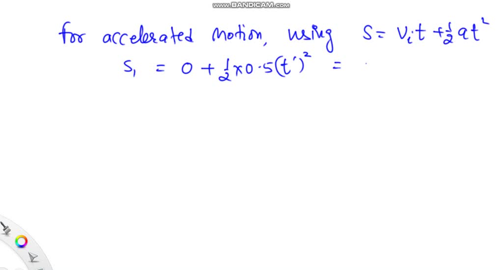A freight train starts from rest and travels with a constant ...