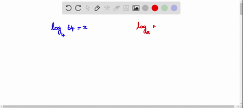 SOLVED:Solve. log4 64=x