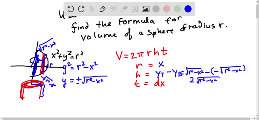 SOLVED:Use the Shell Method to find the given volume of rotation. A ...