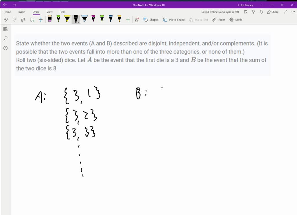 SOLVED:Determine whether the following pair of events are mutually ... SOLVED:Determine whether the following pair of events are mutually ...