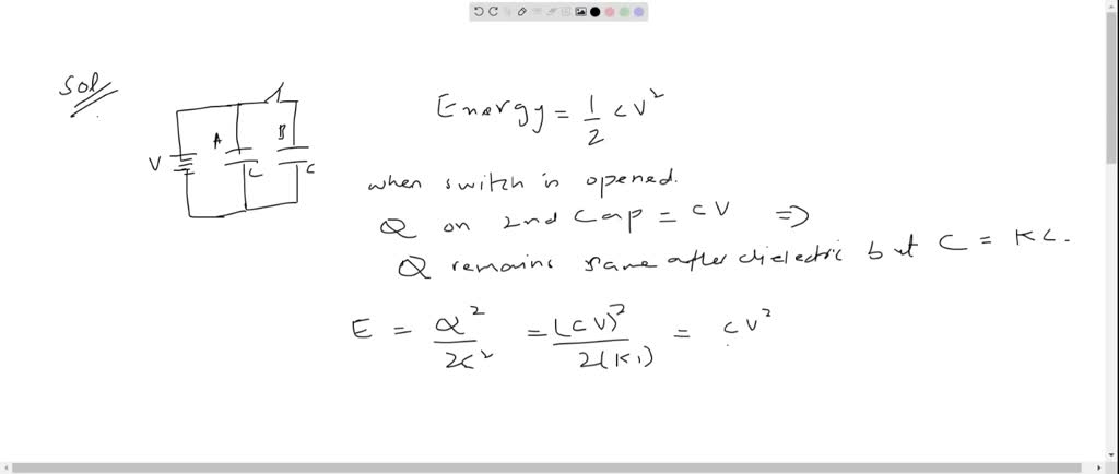SOLVED:Fig. 4.103 shows two identical parallel plate capacitors ...