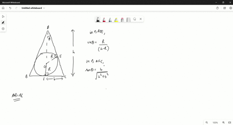 SOLVED:Find the dimensions of the isosceles triangle of least area that can be circumscribed ...