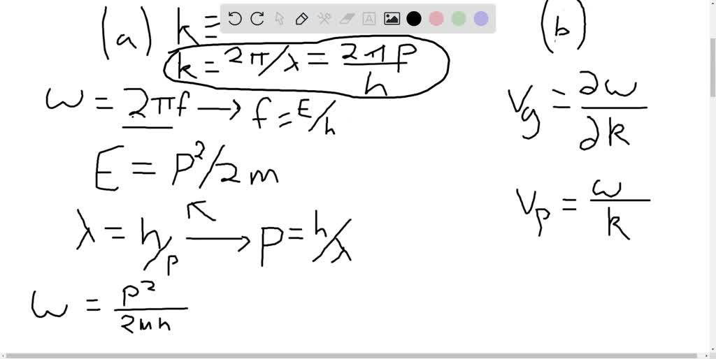 SOLVED Consider De Broglie Waves For A Newtonian Particle Of Mass M SOLVED Consider De Broglie Waves For A Newtonian Particle Of Mass M