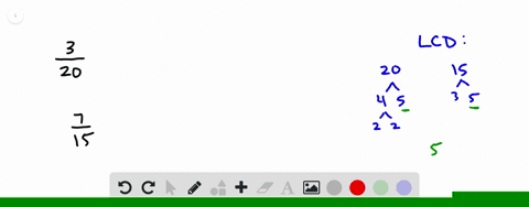 SOLVED:Find the least common denominator (LCD) of each pair of ...