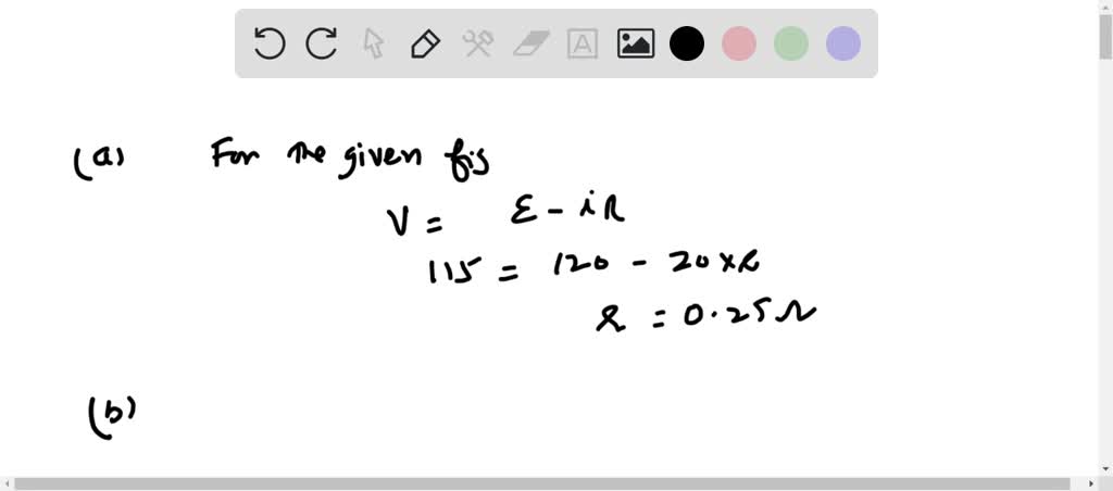 SOLVED: The internal resistance of a dc generator is 0.8 Ω. Determine the loss in terminal ...