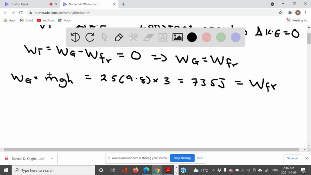 SOLVED:A 25 kg child slides down a playground slide at a constant speed. The slide has a height ...