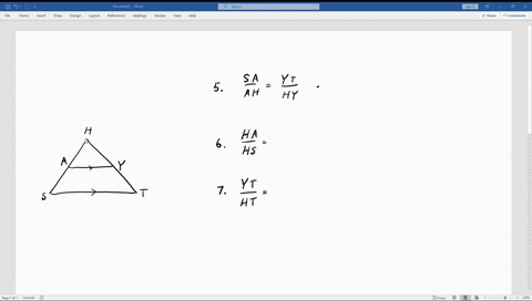 SOLVED:Use the Side-Splitter Theorem and its corollary to complete the ...