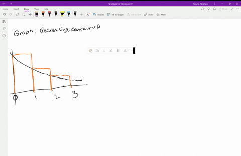 SOLVED:Graphically determine whether a Riemann sum with (a) left ...
