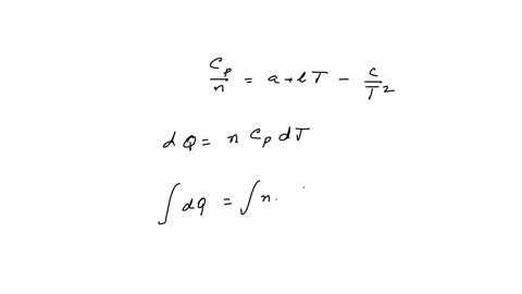 ⏩SOLVED:The heat capacity of a gas can be modeled with the following ...